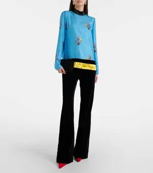 Manolo Blahnik Taylerbinu 90 Suede Pumps
