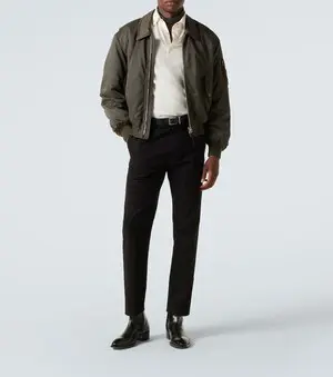 TOM FORD Cotton Straight Leg Trousers