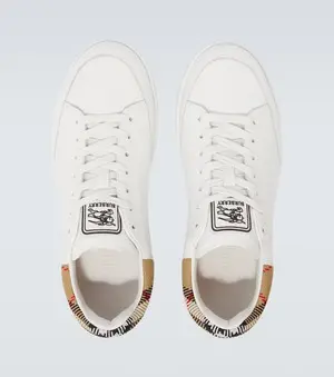 Burberry Check Leather Sneakers