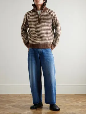 Studio Nicholson Aaron Levine Barrel-leg Jeans - Blue