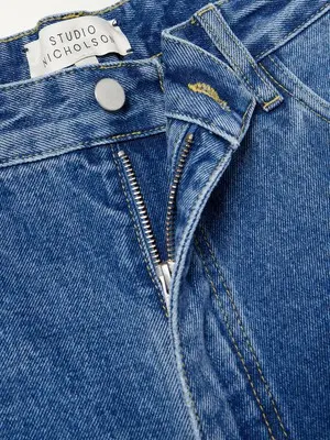 Studio Nicholson Aaron Levine Barrel-leg Jeans - Blue