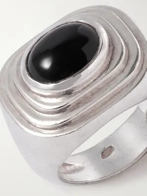 Le Sundial The Deco Onyx Ring