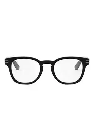 BVLGARI Round-frame Eyeglasses - Black