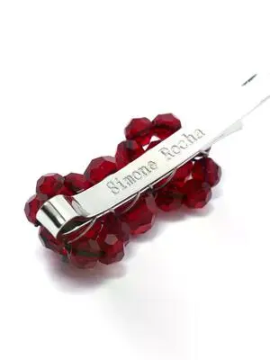 Simone Rocha Flower Beaded Hair Clip