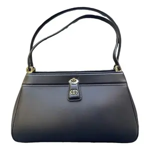 Dior Mini Key Gaucho Leather Bag - Black