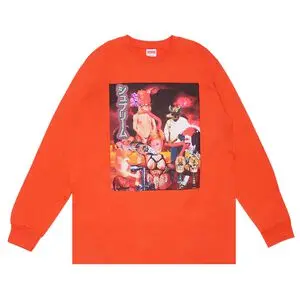 Men's Orange Long Sleeve Shirts