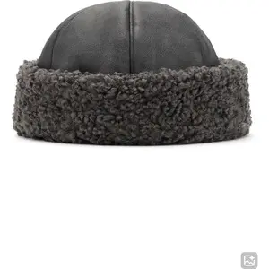 Mango Faux Shearling Cuffed Hat