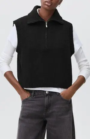 Mango Zip Up Vests For Women