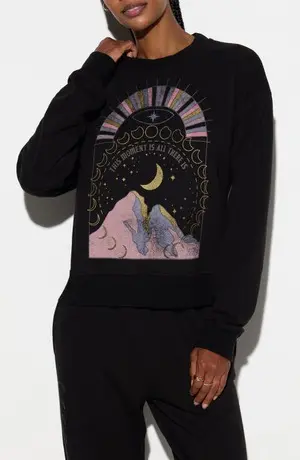 Spiritual Gangster This Moment Sublime Cotton Blend Sweatshirt
