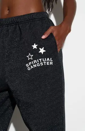 Spiritual Gangster Saturn Cotton-blend Sweatpants