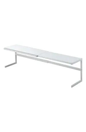 YAMAZAKI Expandable Countertop Shelf - White