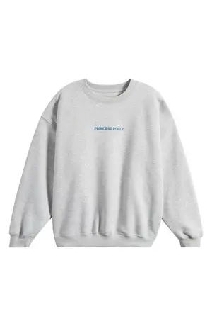 Princess Polly Logo Graphic Crewneck Sweatshirt