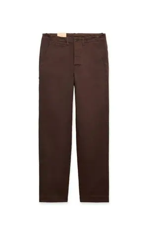 FORTELA Wallace Herringbone Trousers - Brown