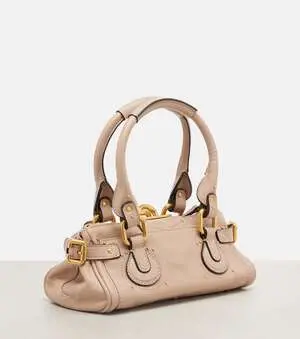 Chloé Paddington Small Leather Shoulder Bag - Pink