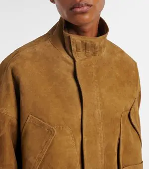 Attico Suede Bomber Jacket
