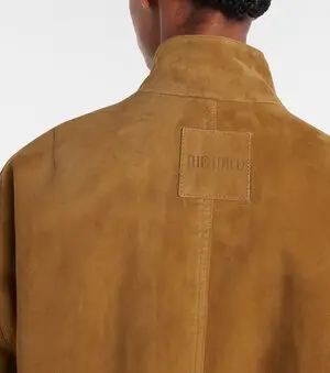 Attico Suede Bomber Jacket