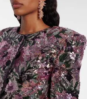 SELF-PORTRAIT Sequined Jacket