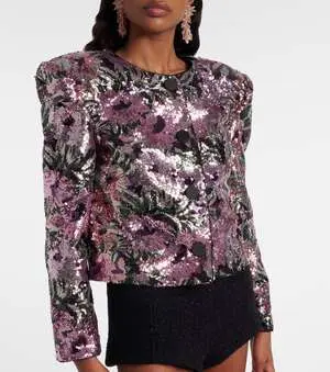 SELF-PORTRAIT Sequined Jacket