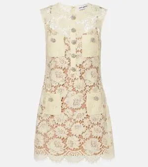 SELF-PORTRAIT Lace Minidress