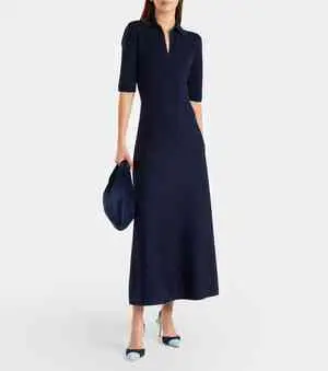 Manolo Blahnik Capsli Suede Slingback Pumps - Blue