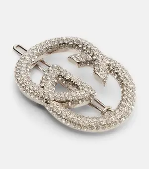 Gucci Interlocking G Embellished Barrette
