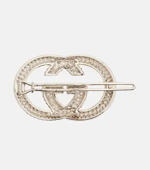 Gucci Interlocking G Embellished Barrette