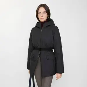 Burberry Short Hooded Nylon Coat