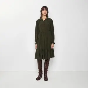 Burberry Foliage Silk Dress