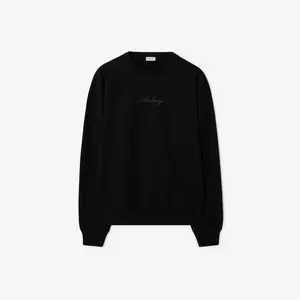 Burberry Cursive Logo Cotton Sweatshirt