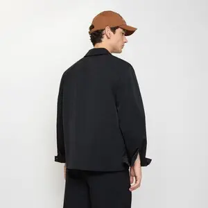 Burberry Nylon Zip Overshirt - Black