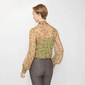 Burberry Ditsy Floral Silk Blouse