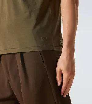 TOM FORD Cotton And Silk T-shirt - Green