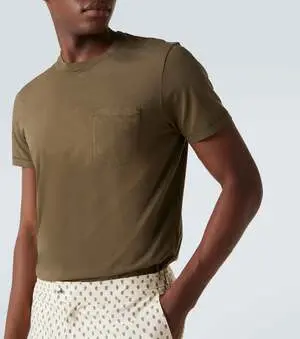 TOM FORD Cotton And Silk T-shirt - Green