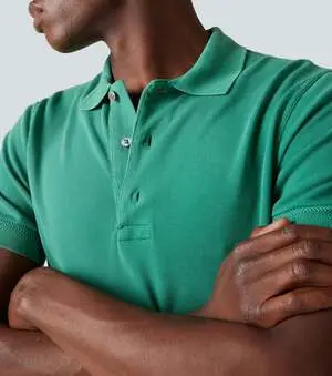 TOM FORD Pique Polo Shirt - Green