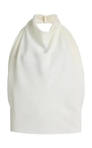 SLOAN Crepe Scarf Halter Top