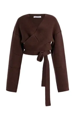 AISLING CAMPS Wool Wrap Jacket