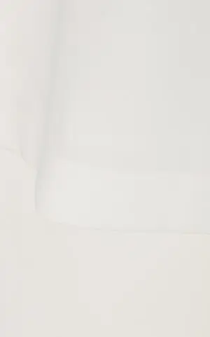 SLOAN Combination Crepe Flared Pants - Ivory