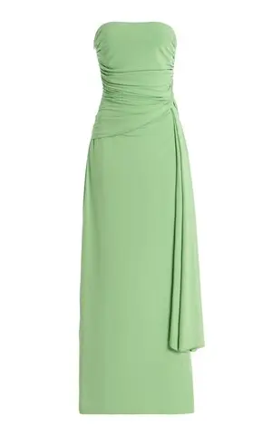 Significant Other Exclusive June Ruched Jersey Maxi Dress