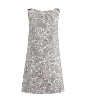 Dolce & Gabbana Floral Jacquard Flared Dress