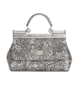 Dolce & Gabbana Small Sicily Brocade Handbag