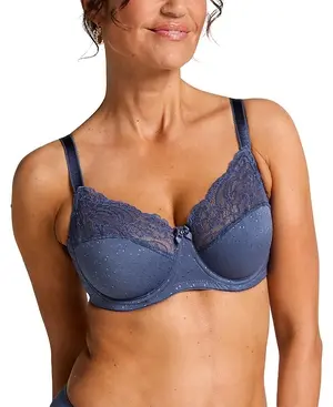 Hunkemoller Sophie Non-padded Underwired Bra - Blue Indigo