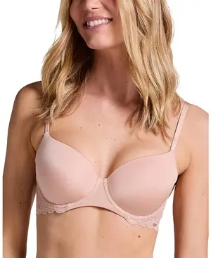 Hunkemoller Angie Padded Underwired Bra Tan