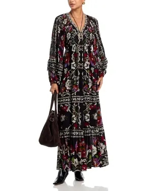 Farm Rio Rococo Flowers Maxi Dress