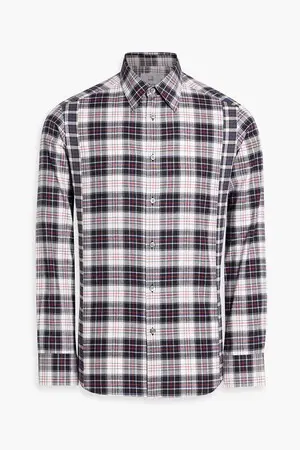 Dunhill Checked Cottonflannel Shirt