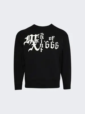 SAINT MXXXXXX Crewneck Sweatshirt - Black