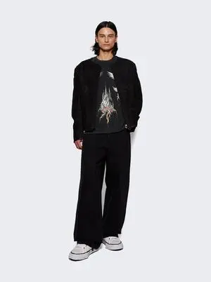 032C Thistles Leather Janker