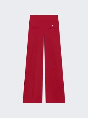 COURRÃ¨GES Interlock Tracksuit Pants - Ruby