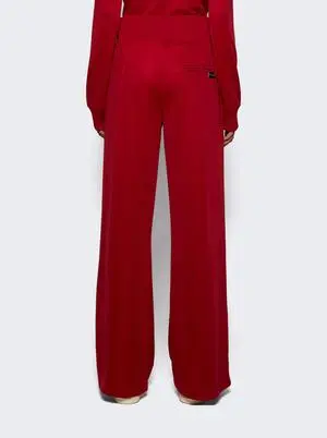 COURRÃ¨GES Interlock Tracksuit Pants - Ruby