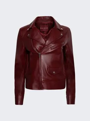 Women's Red Biker Jackets