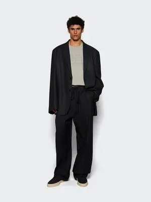 MAISON MARGIELA Mohair Wool Trousers - Midnight Blue